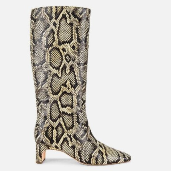 Loeffler Randall | Shoes | 695 Loeffler Randall Leighton Sahra Tall Snake Leather Yellow Printed ...